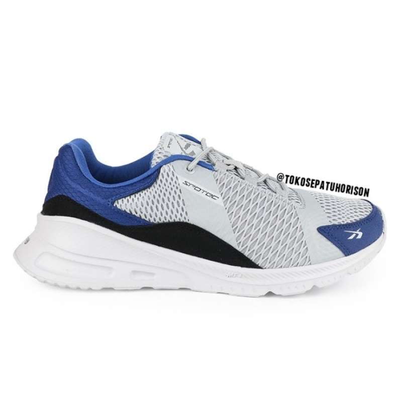 Promo Running Shoes- Spotec Rossi Abu / Biru - Sepatu Lari Unisex ...