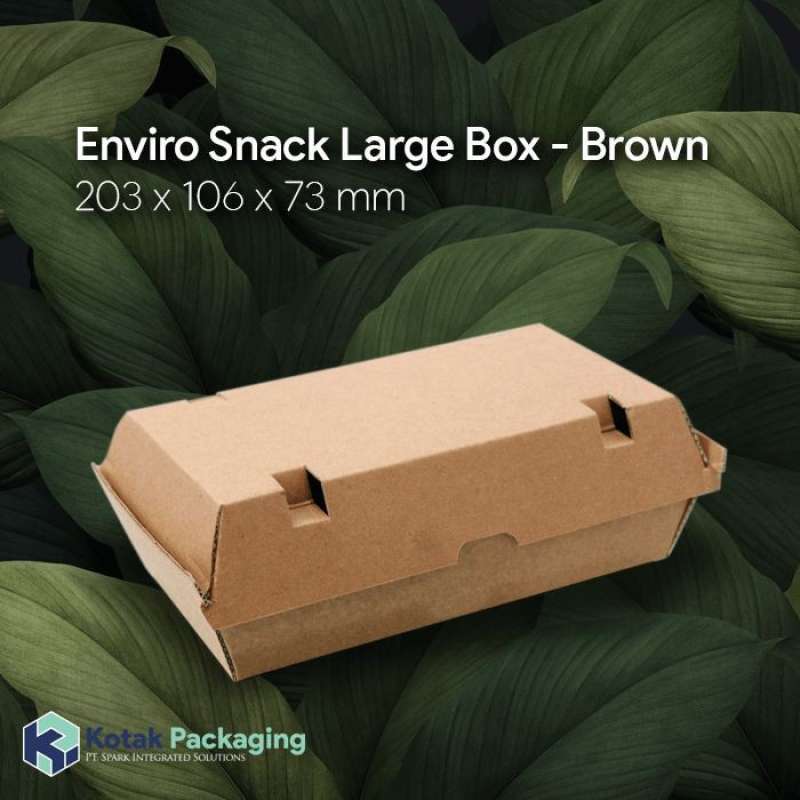 Promo Eco Box Large, Polos, Isi 50 Pcs, Dus Box Kemasan Ayam, Kue Dan ...