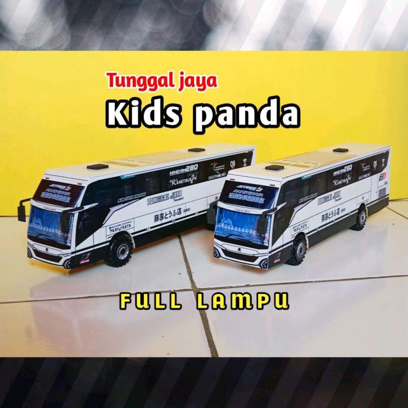 Jual Mainan Miniatur Bus Tunggal Jaya Kids Panda Jb5 Di Seller Bpb ...