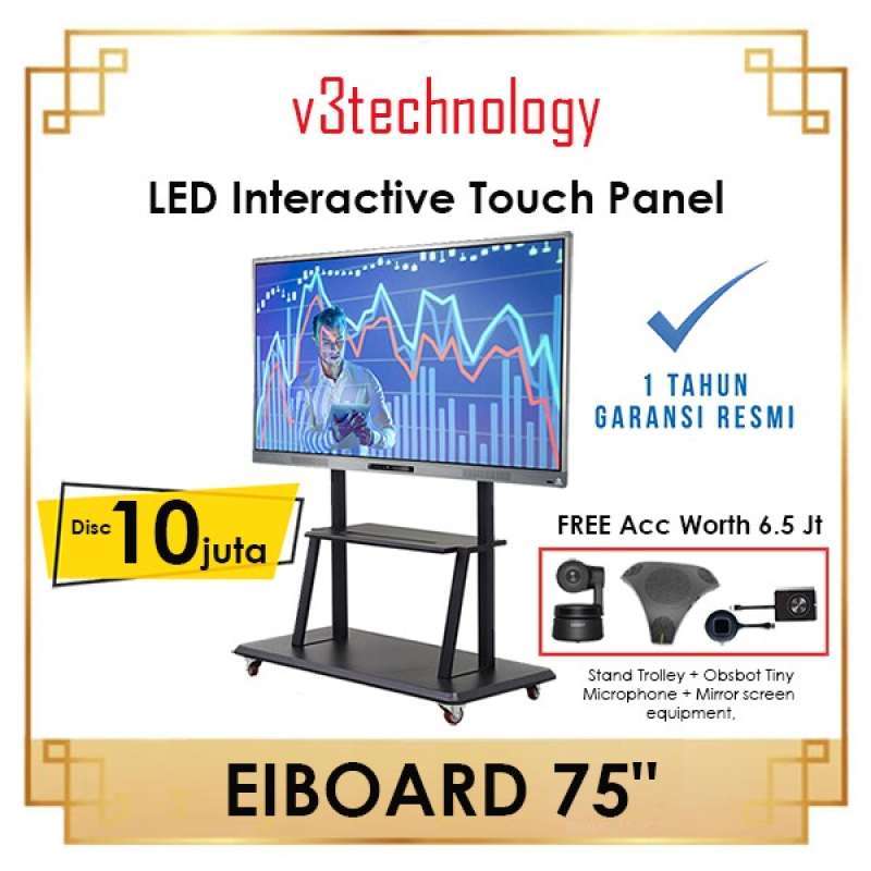 Promo Eiboard Led Interactive Flat Panel 75 Diskon 23% Di Seller Praptuma - Cengkareng Barat ...