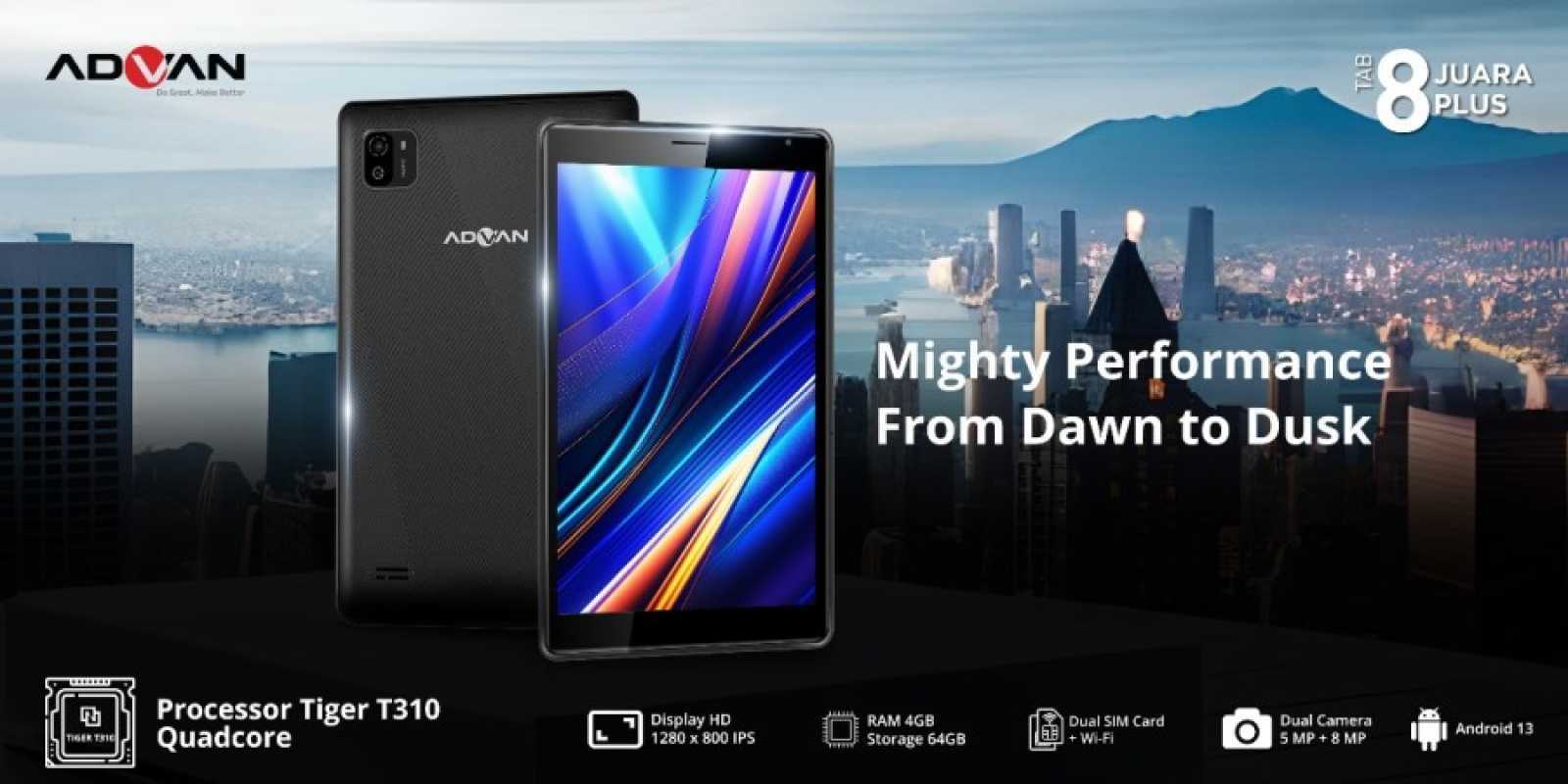Jual Advan Tab 8 Juara Plus Unisoc Tiger T310 Quad Core 4gb 64gb - Tkdn ...