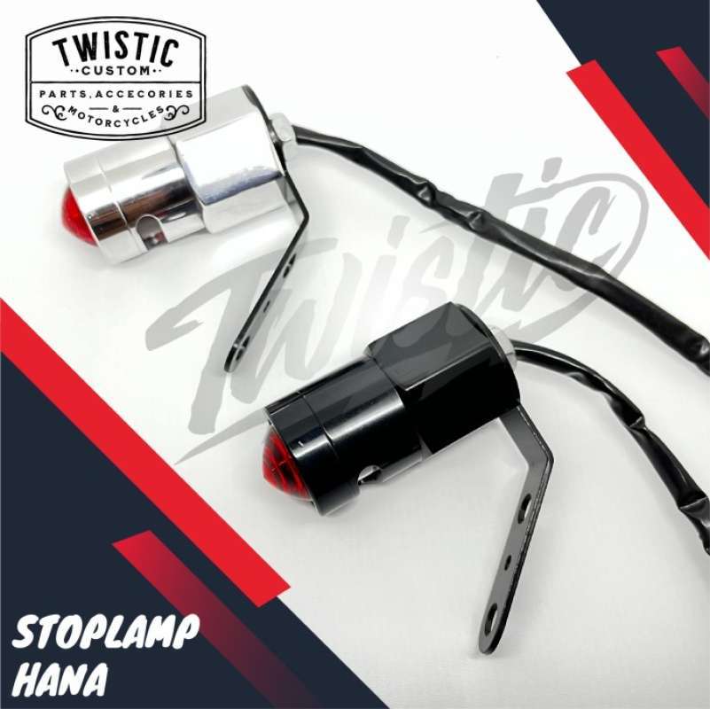 Promo Stoplamp Lampu Rem Hana Motor W175 W250 Custom Bobber Universal ...