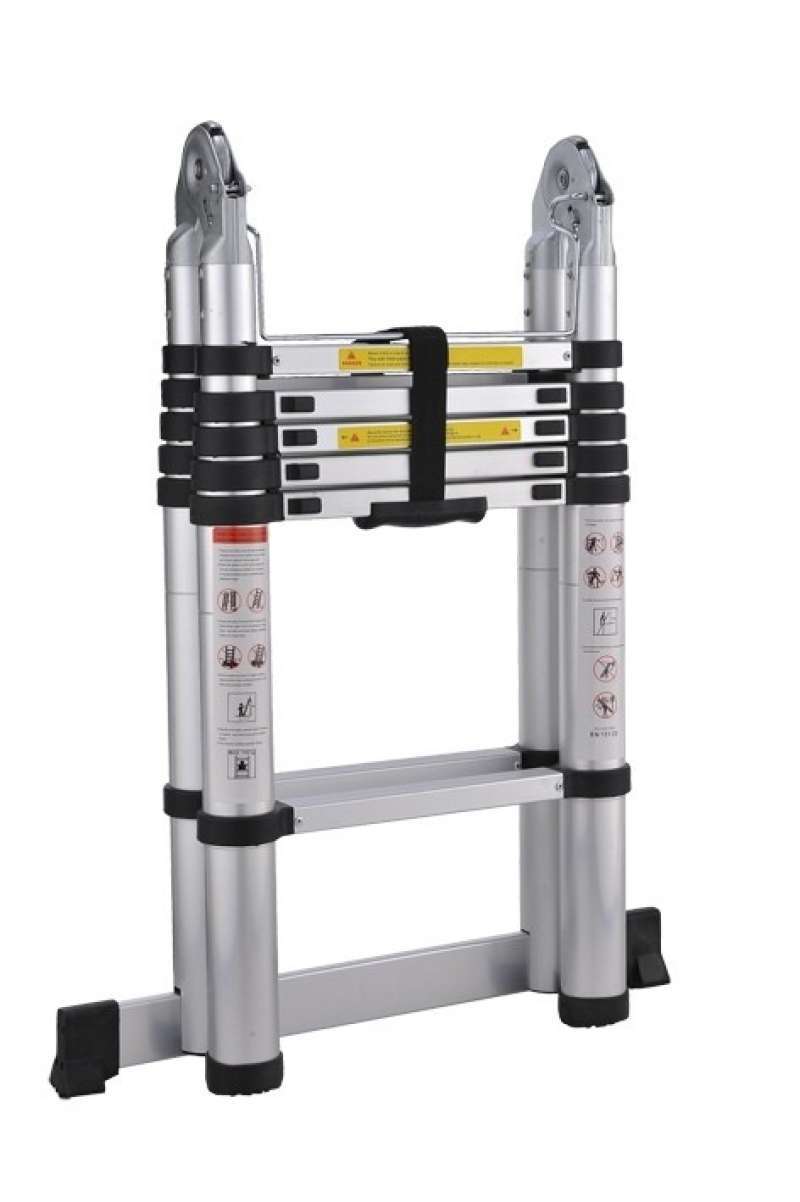 Promo Tangga Lipat Tangga Almunium Telescopic Panjang 3,8m Diskon 9% Di ...