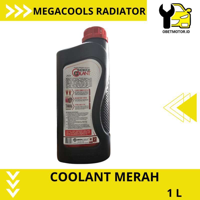 Jual Air Radiator Coolant Megacools 1l Warna Merah Di Seller Obet Motor ...