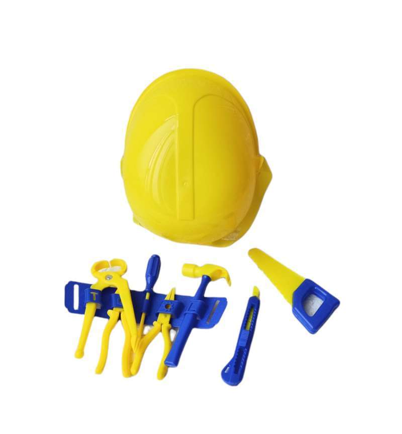Promo Mainan Alat Tukang Tukangan Set Helm Proyek Tool Set Diskon 46% ...