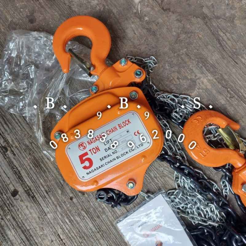 Promo Chain Block Nagasaki 5 Ton Takel Manual Alat Angkut Barang Diskon ...