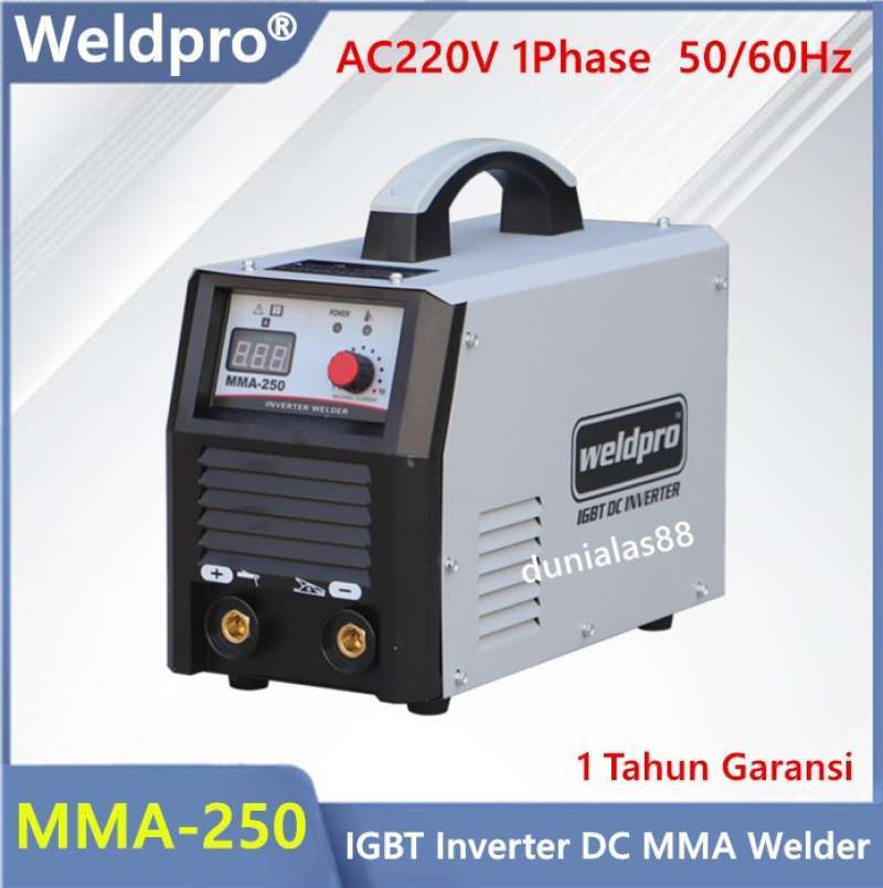 Promo Mesin Las Weld Mma 250a Inverter Trafo Las Listrik Mma-250 Mma250 Diskon 23% Di Seller ...