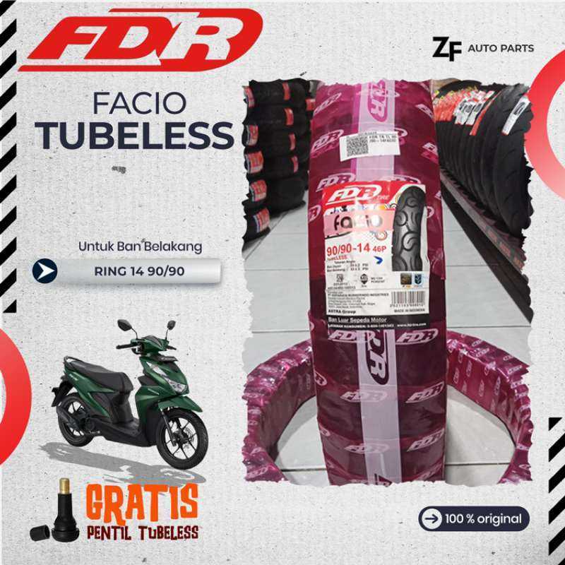 Promo Sepasang / Satuan Ban Motor Matic Ring 14 Fdr Facio Beat Vario ...