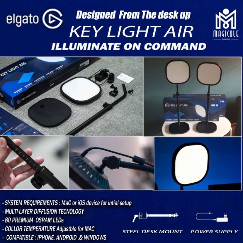 Promo Elgato Key Light Professional Studio Led Panel Diskon 23% Di ...