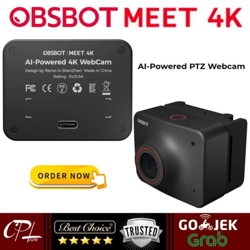 Promo Obsbot Meet 4k Ai-powered Webcam Conference Camera Diskon 23% Di ...