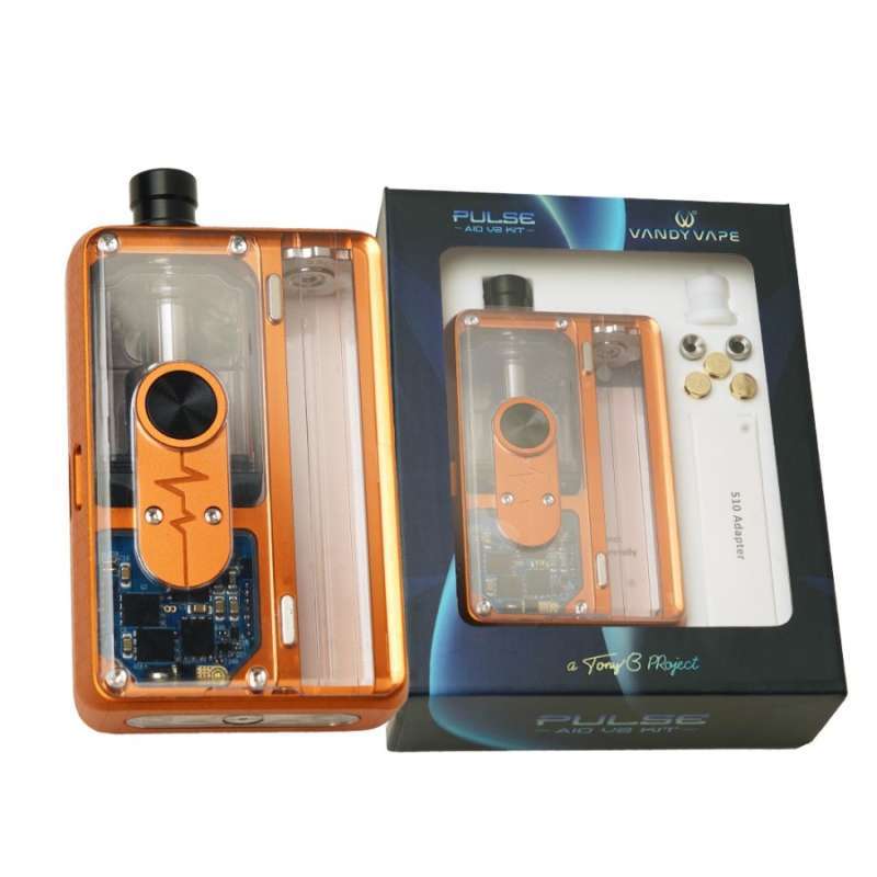 Promo Pod Vape Pulse Aio V2 New Color 80w 18650 With Rba Authentic By Vandy Vape - Orange Diskon ...