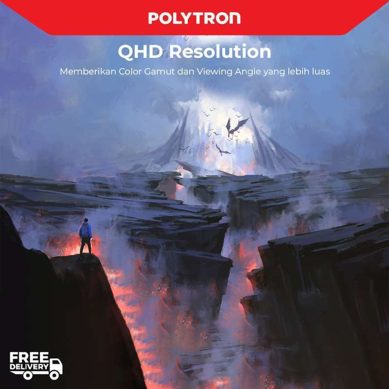 Promo Polytron Pmd 27iq9931 27 Inch Qhd Ips 144hz 1ms Gaming Monitor ...