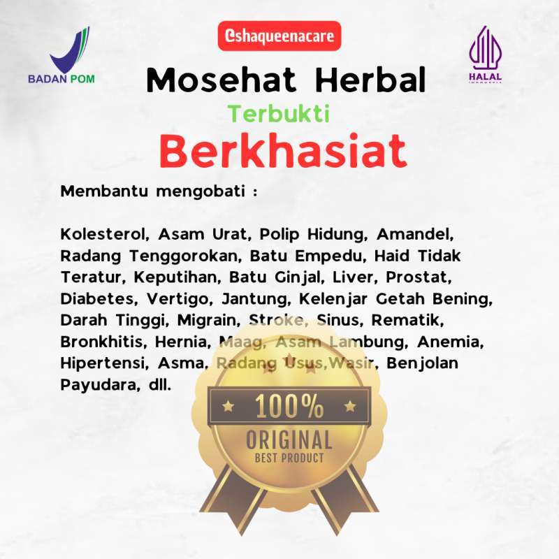 Jual Mosehat Obat Radang Usus Ampuh Herbal Alami Bpom Halal & Original ...