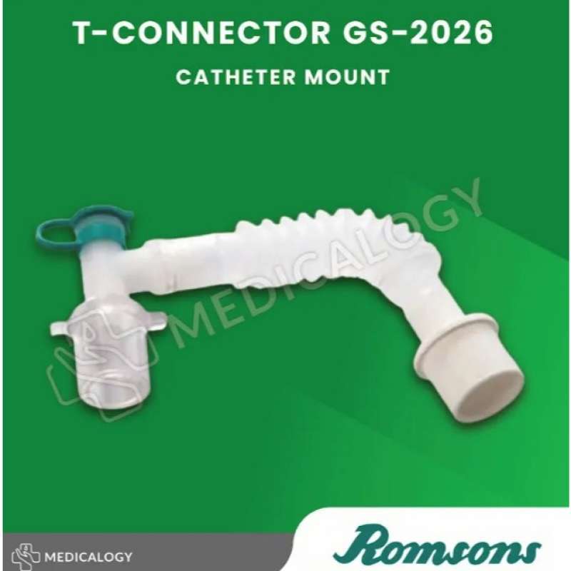 Jual Catheter Mount T Connector Gs-2026 Romsons Di Seller Medicalogy ...