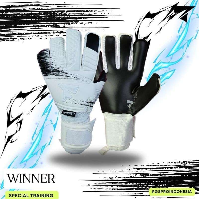 Promo Sarung Tangan Kiper Pgs Winner Gk Glove Goalkeeper New - 9 Wht ...
