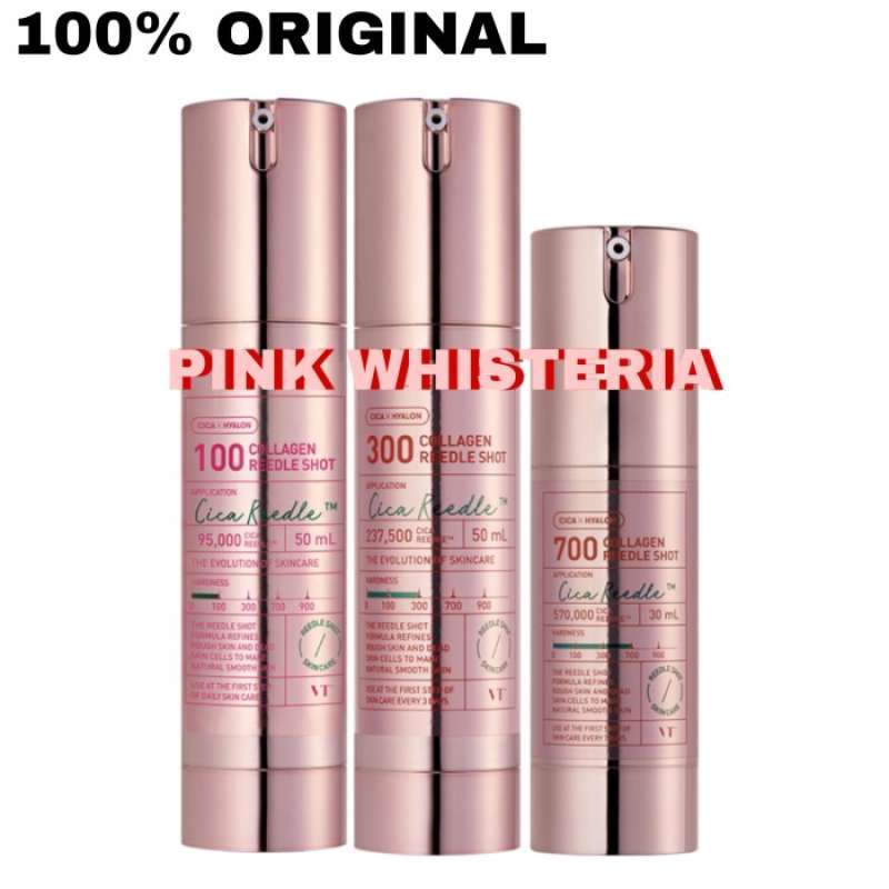 Promo Vt Cosmetics Cica Collagen Reedle Shot 1000/700/300/100 Essence ...