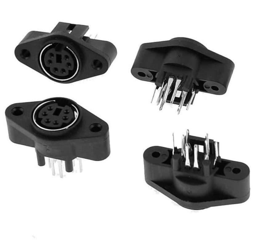 Jual Socket Mini Din 6pin Mounting Panel Di Seller It Electro ...