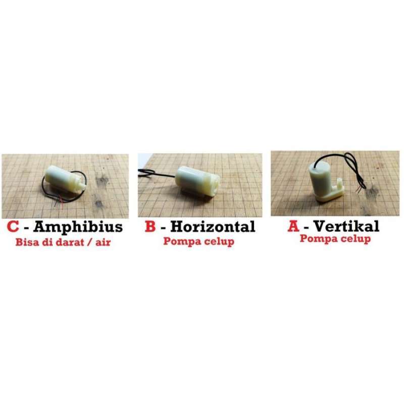 Jual Pompa Air Celup Mini 3-6v Dc Submersible Micro Pump 5v Motor ...