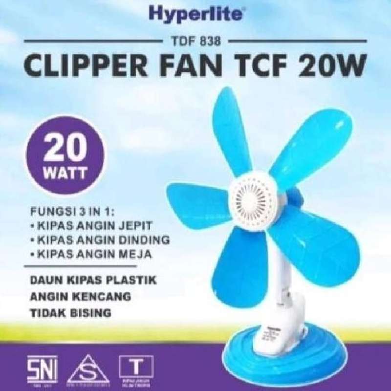 Jual Kipas Jepit / Clip Fan Hyperlite By Arashi 20w / 30w Clipper Fan Di Seller Medan Supermart ...