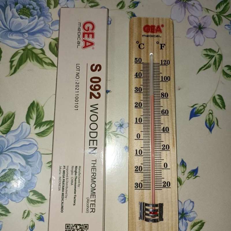 Jual Thermometer Ruangan Kayu Gea Medical S092 Wooden Ukur Suhu Kamar ...