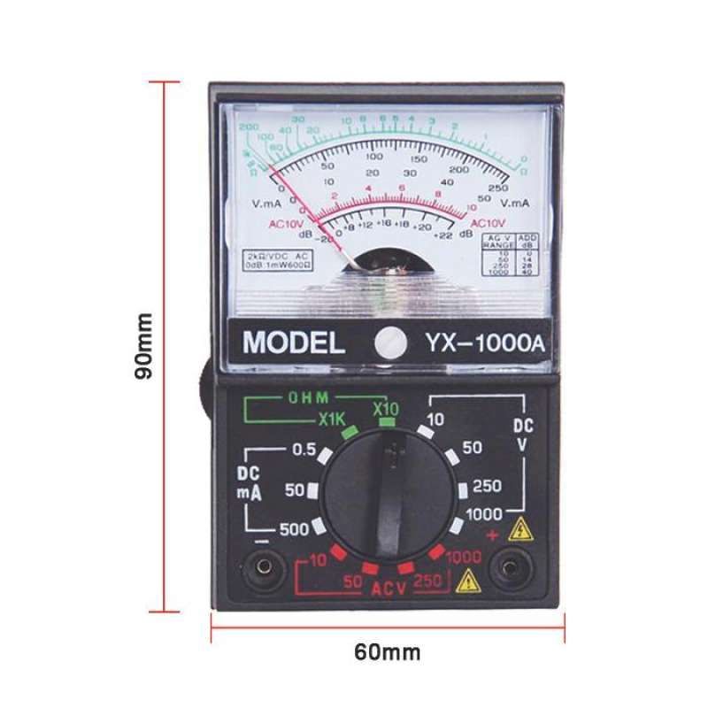 Jual Multi Tester Analog Mini - Avo Meter Analog Mini Yx-1000a Di ...
