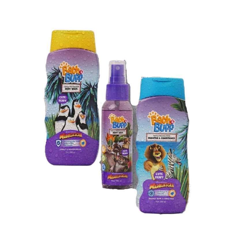 Jual Bath & Buff Shampoo Conditioner Body Wash Body Mist Anak Anak Cute ...