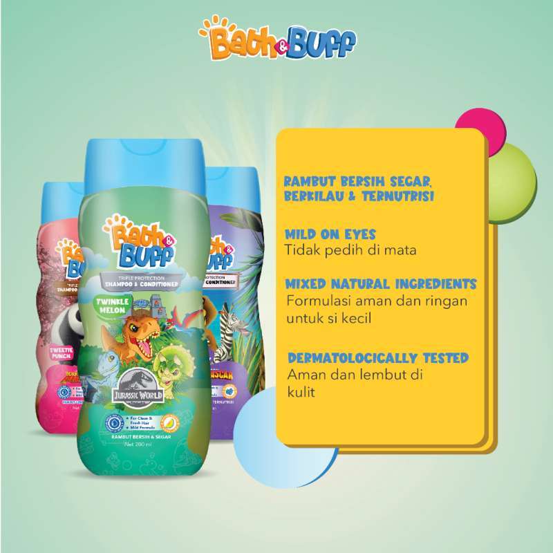 Jual Bath & Buff Shampoo Conditioner Body Wash Body Mist Anak Anak Cute ...