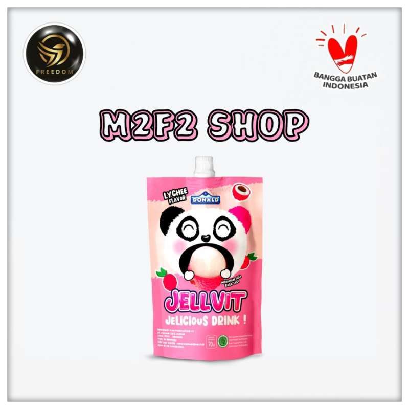 Promo Donald Jellvit Jelicious Drink Lychee Flavor | Minuman Jelly Rasa ...
