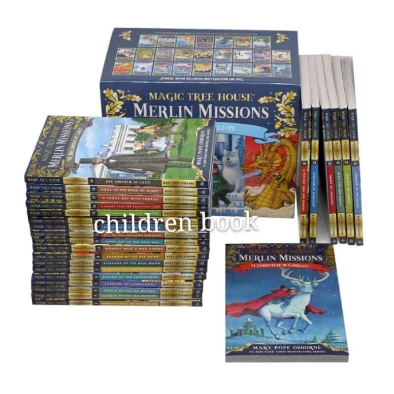 Promo Magic Tree House -merlin Missions 27buku Diskon 24% Di Seller ...