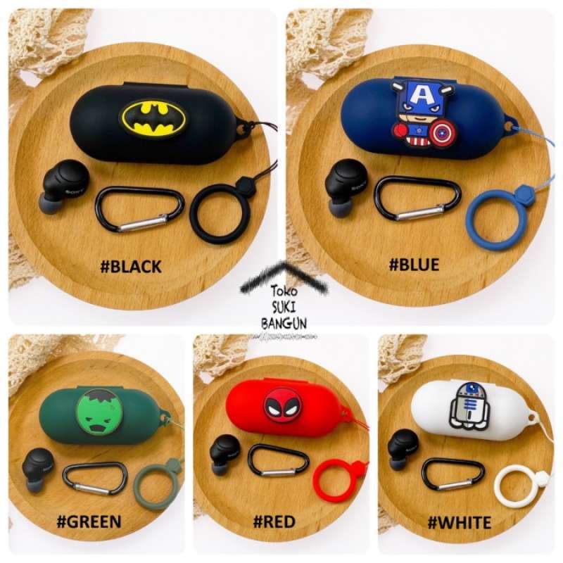 Jual Case Sony Wf-c700n Cartoon Heroes Silicone Cover Wfc700n Wf C700n ...