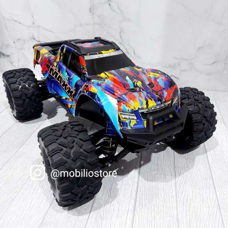 Promo Traxxas Maxx V2 With Widemaxx Rc Monster Truck Ready To Race 1/10 ...