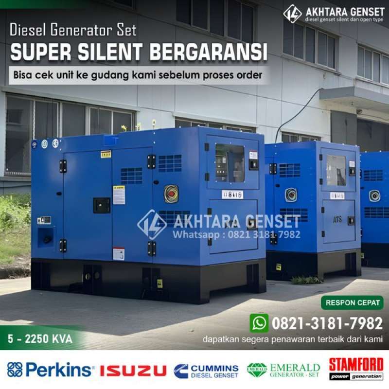 Jual Genset Silent Surabaya 60 Kva Murah Perkins Isuzu Cummins Emerald Genset Silent Di Seller ...