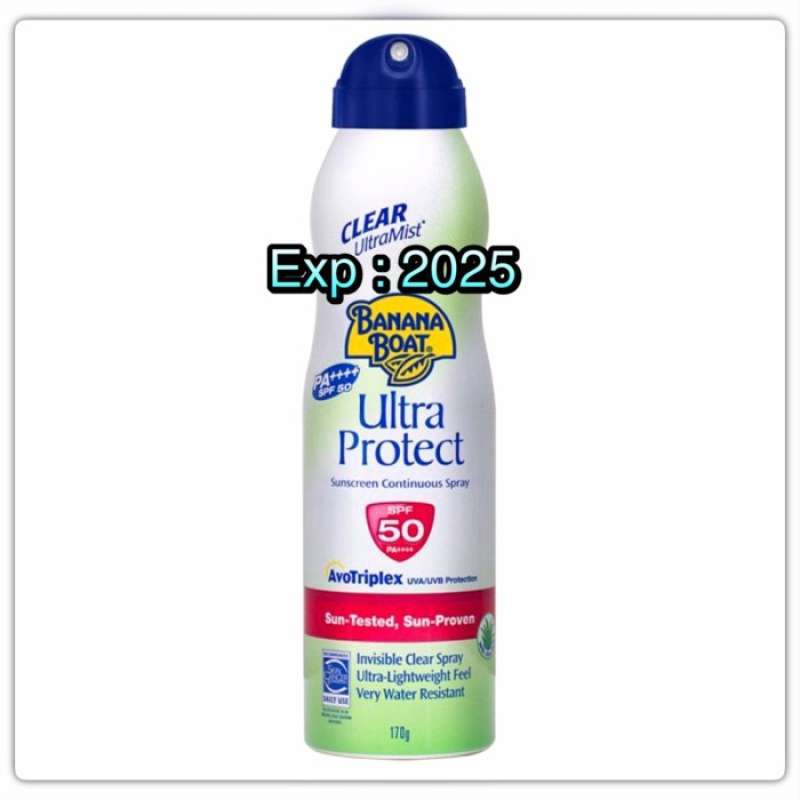 Promo Banana Boat Ultramist Ultra Tect Sunscreen Continuous Spray Spf50 ...