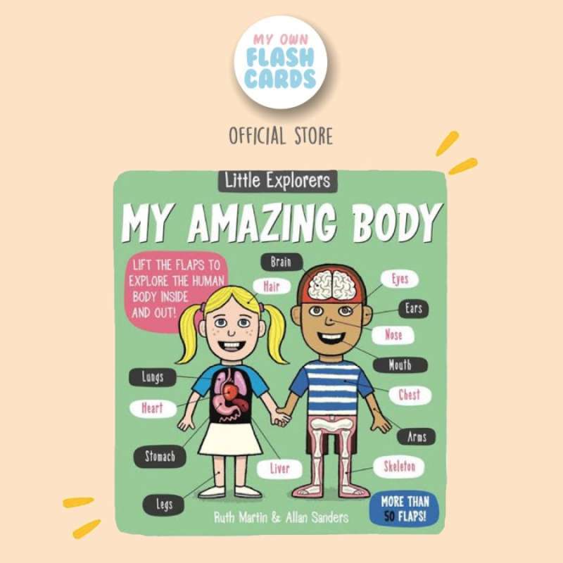 Jual Little Explorers My Amazing Body Board Book Lift The Flap Children ...