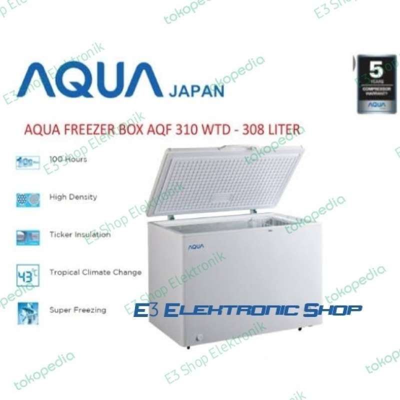 Promo Aqua Aqf 310 Chest Freezer 300 Liter Diskon 2% Di Seller Kaniarts ...