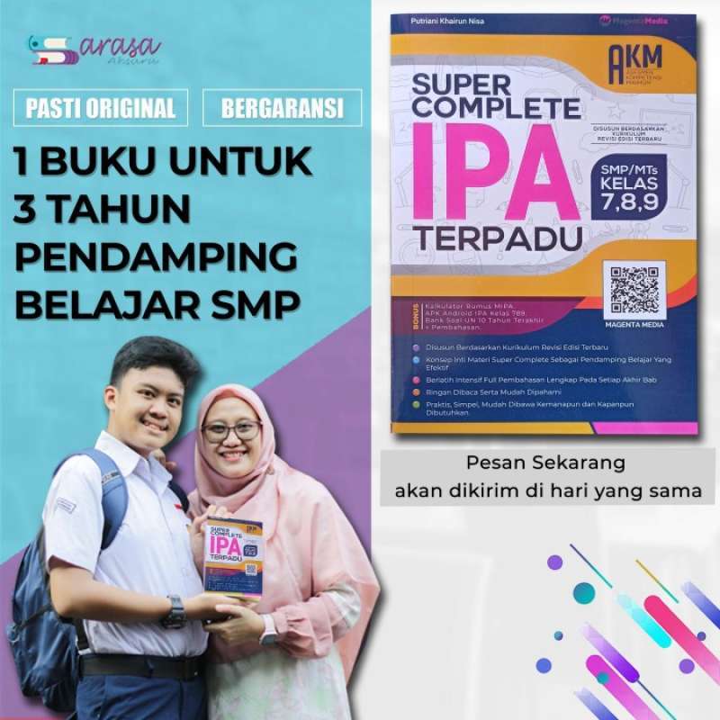 Jual Buku Rumus Ipa Akm Smp Super Complete Ipa Terpadu Di Seller Noelle ...