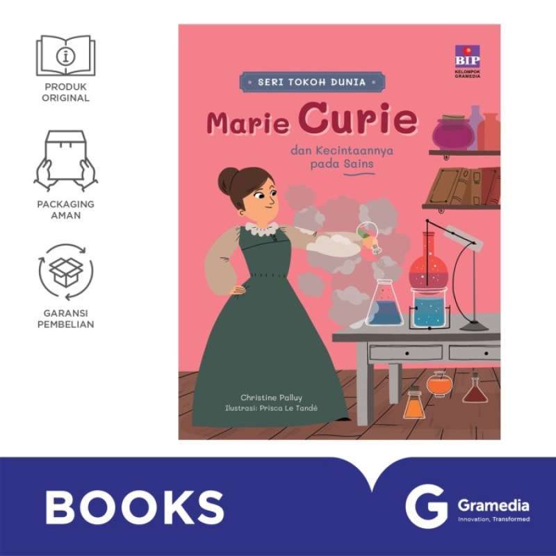 Jual Buku Seri Tokoh Dunia Marie Curie Dan Kecintaannya Pada Sains Di ...