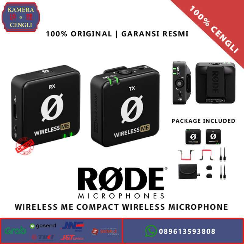 Promo Rode Wireless Me Compact Wireless Microphone Rode Wirelessme Mic ...