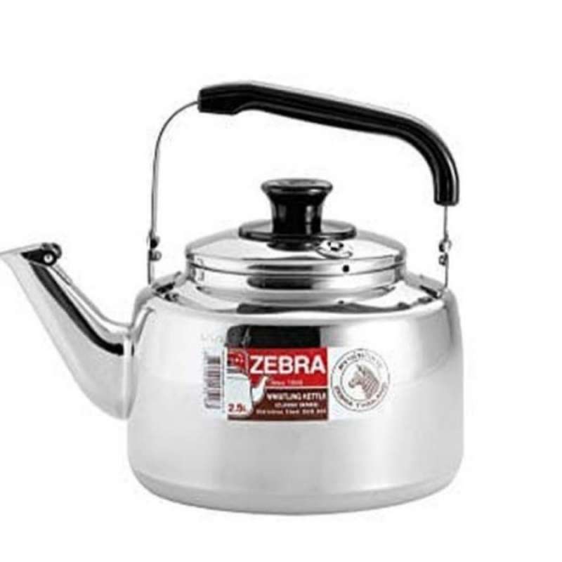 Promo Zebra Teko Masak Air Bunyi 2.5 Liter (whistle Kettle) Diskon 23% ...