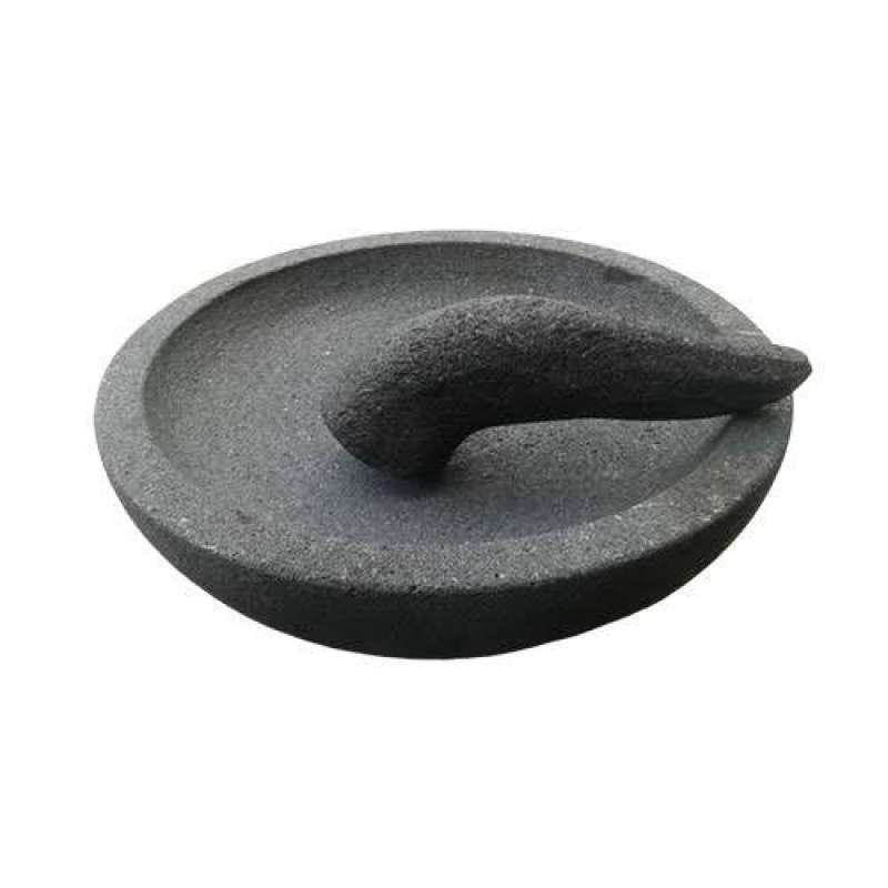 Jual Cobek Batu Asli + Ulekan Cobek Uleg Makanan Dapur Cabai Sambal ...