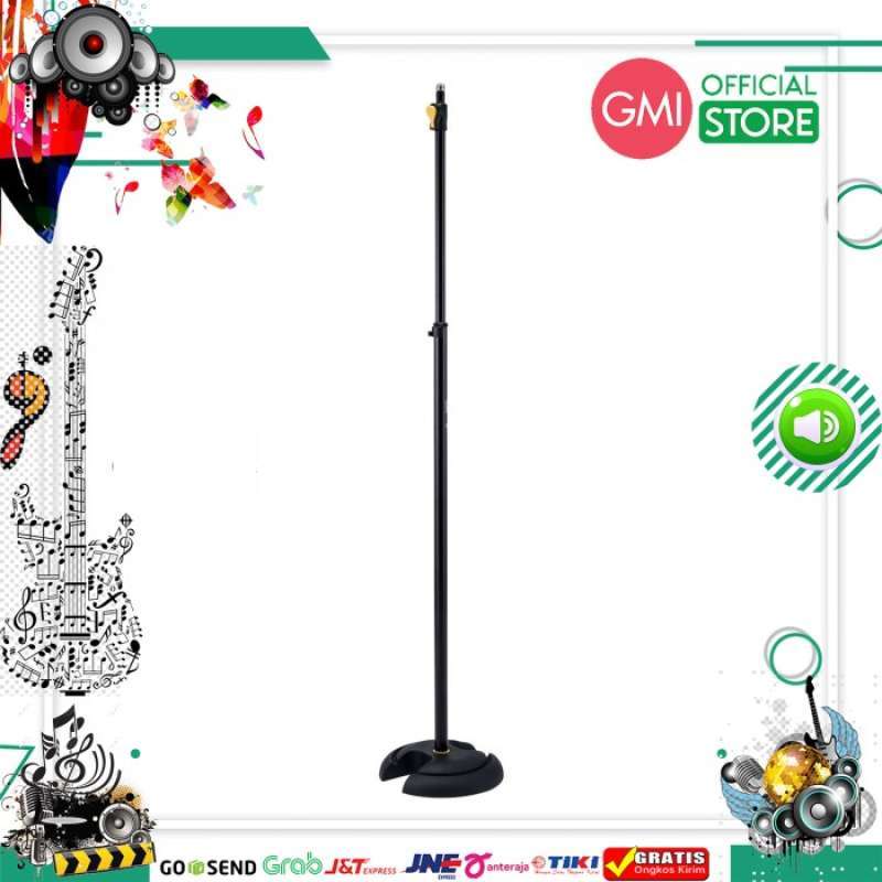 Promo Hercules Ms201b Plus Ez Grip, H Base, Microphone Stand Diskon 50% ...