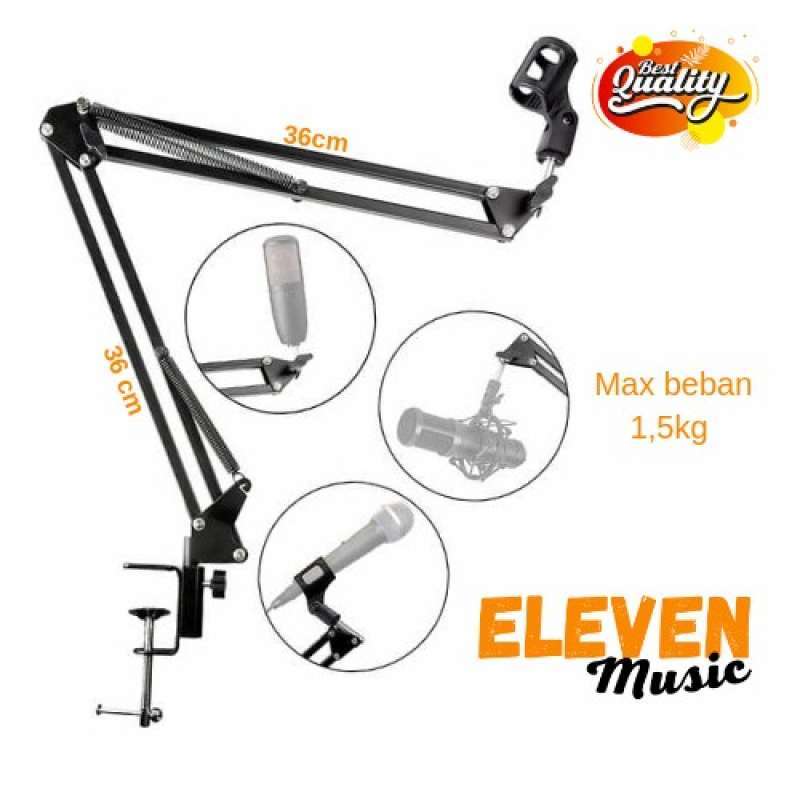 Promo Stand Arm Mic Stand Mic Meja Diskon 50% Di Seller ...