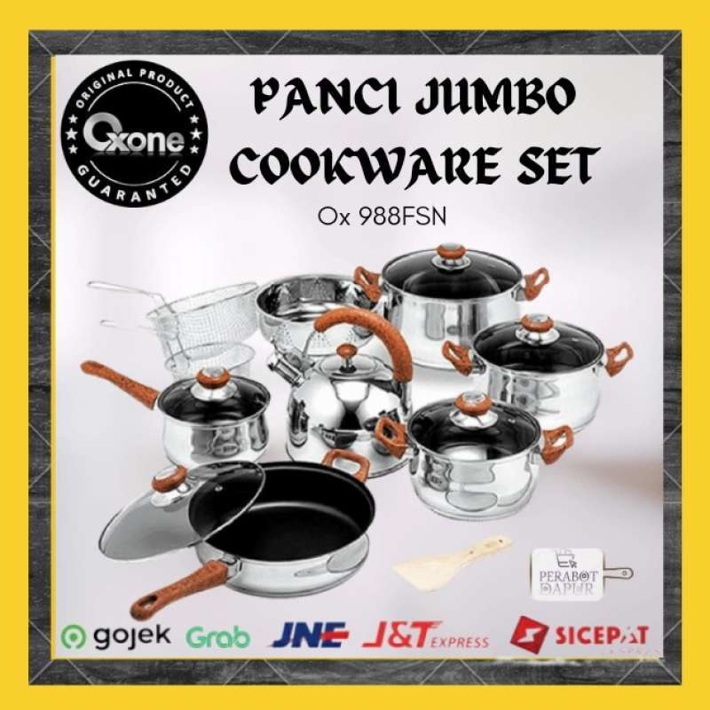 Promo Ox-988fsn Oxone Jumbo Cookware Set Diskon 23% Di Seller Teemee Store - Kebon Kacang, Kota ...