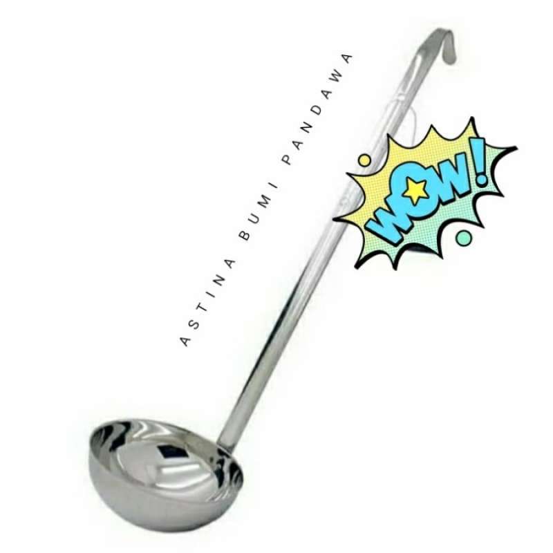 Jual Centong Stainless Soup Bakso Jumbo 10 Oz Di Seller Shin Store ...