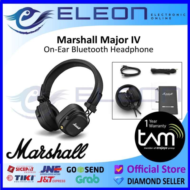 Promo Marshall Major Iv Bluetooth Headphone Headset Major 4 - Original ...
