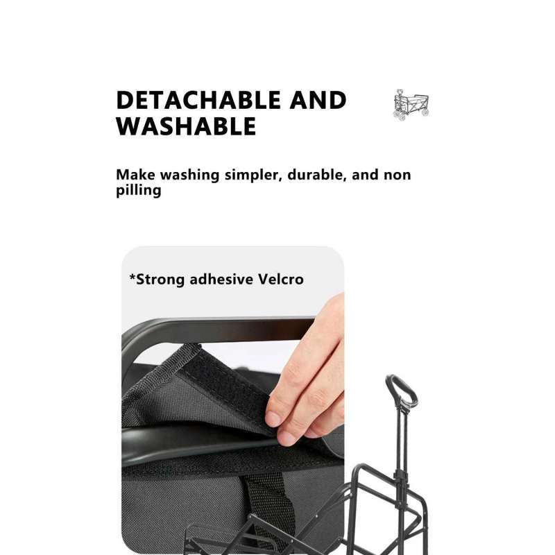 Jual Prodx Troli Barang Lipat Cart Camp Picnic Portable 6 Inch Tank ...