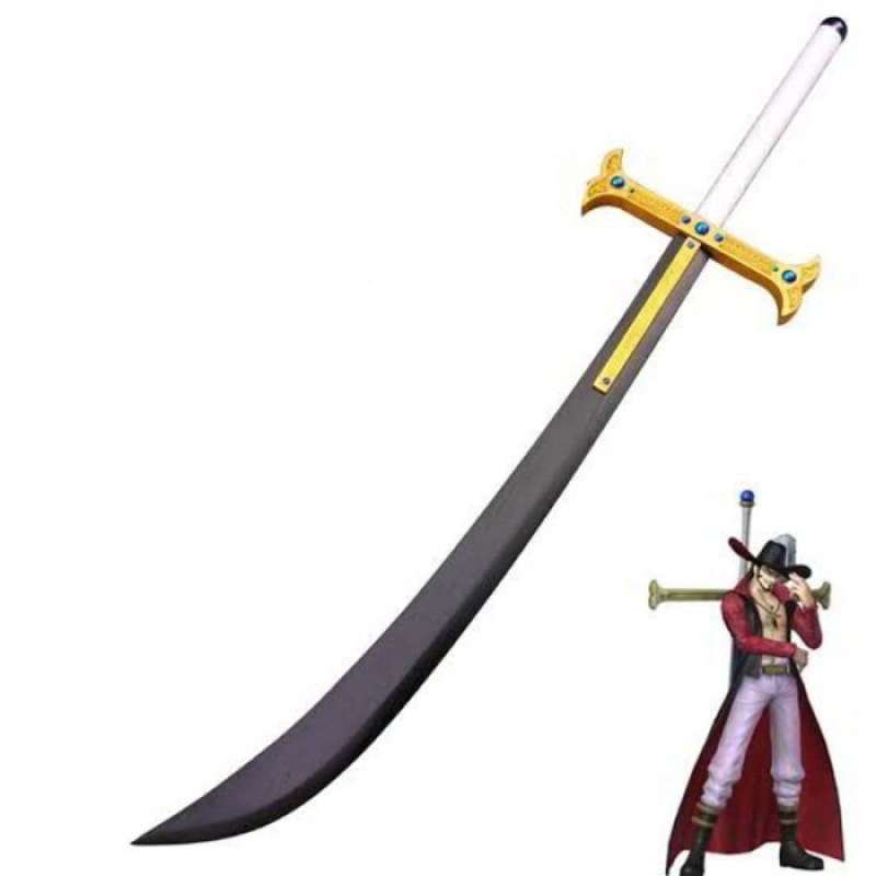 Jual Kayu Besar Cosplay Sword Yoru Dracule Mihawk Anime One Piece Di ...