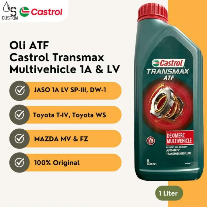 Jual Oli Atf Castrol Transmax Multivehicle 1l Atf Fz Toyota Ws Sp-iv ...
