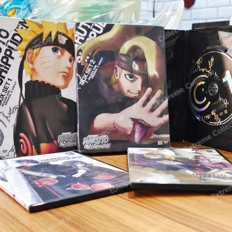 Jual Naruto Shippuden Dvd Original Boxset 1 And 2 Deidara Akatsuki Di ...