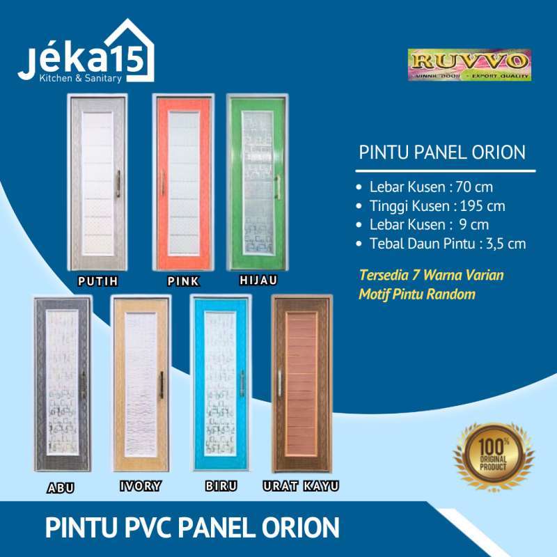 Jual Ruvvo Pintu Panel Orion | Pintu Kamar Mandi Pvc Di Seller Jeka15 ...